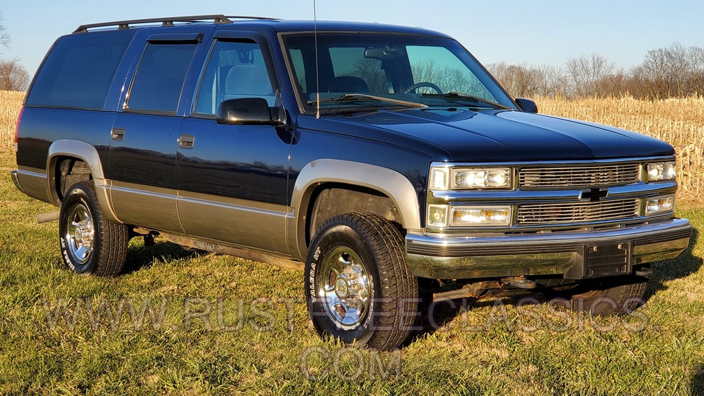 Chevy Chevrolet 1999 99 Suburban K2500 V2500 3/4 ton Silverado Blue ...